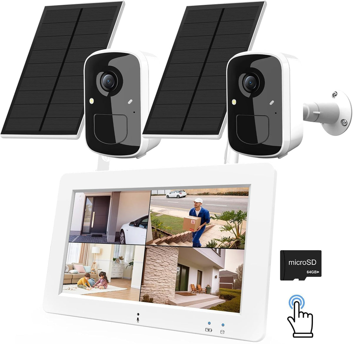 HXVIEW Wireless Touch Screen Camera Kit: Make Your Home Safer – Bulwark ...