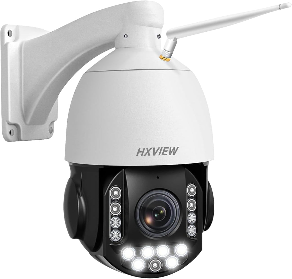 4K PTZ Security Camera Outdoor with 30X Optical Zoom, 1000FT Laser Nig ...